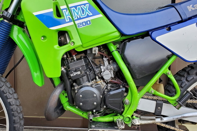 「Kawasaki KMX200」(修理記録 ⑩) 完成！: K's の部屋へようこそ!